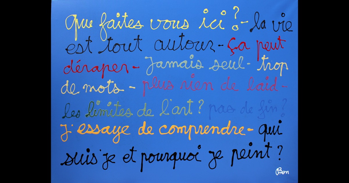 Que faites vous ici ? ~ Galerie Eva Vautier