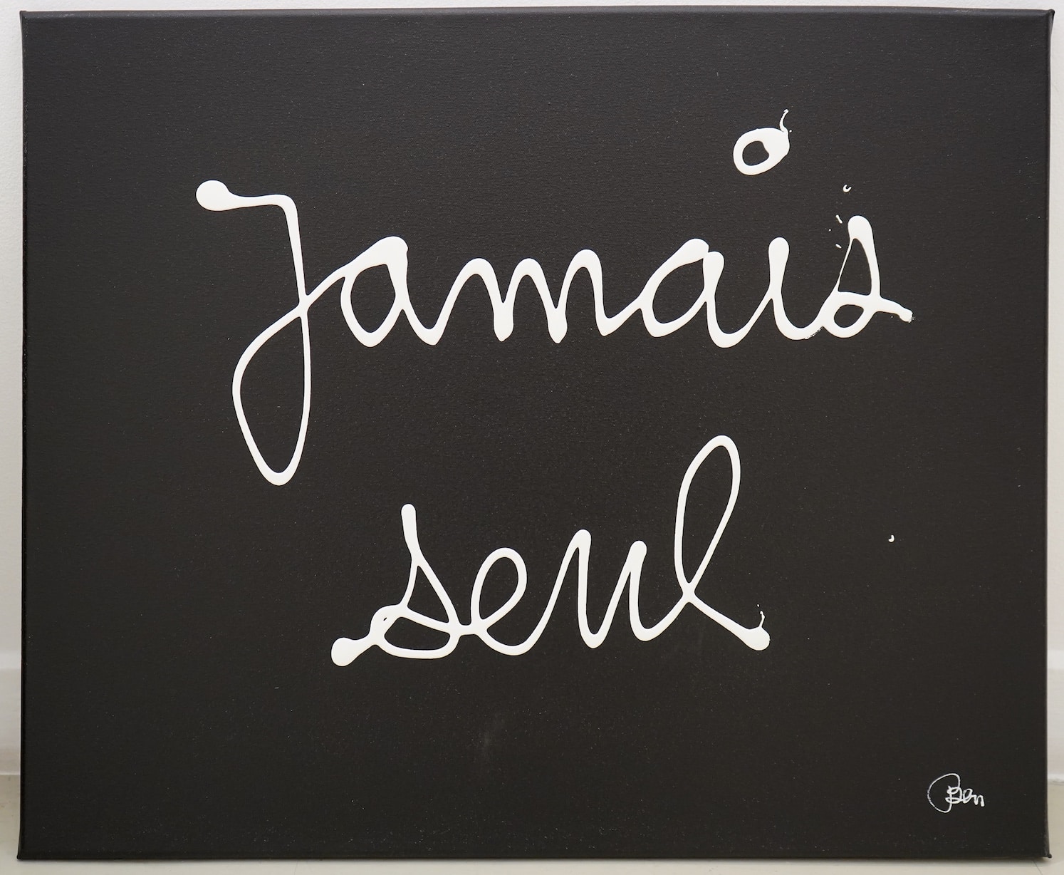 Ben Vautier, Never alone ~ Galerie Eva Vautier